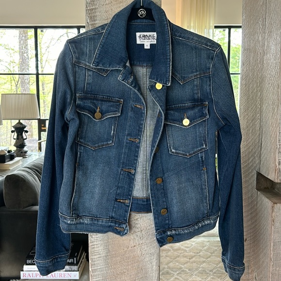 Frame Denim | Jackets & Coats | Frame Blue Jean Jacket | Poshmark